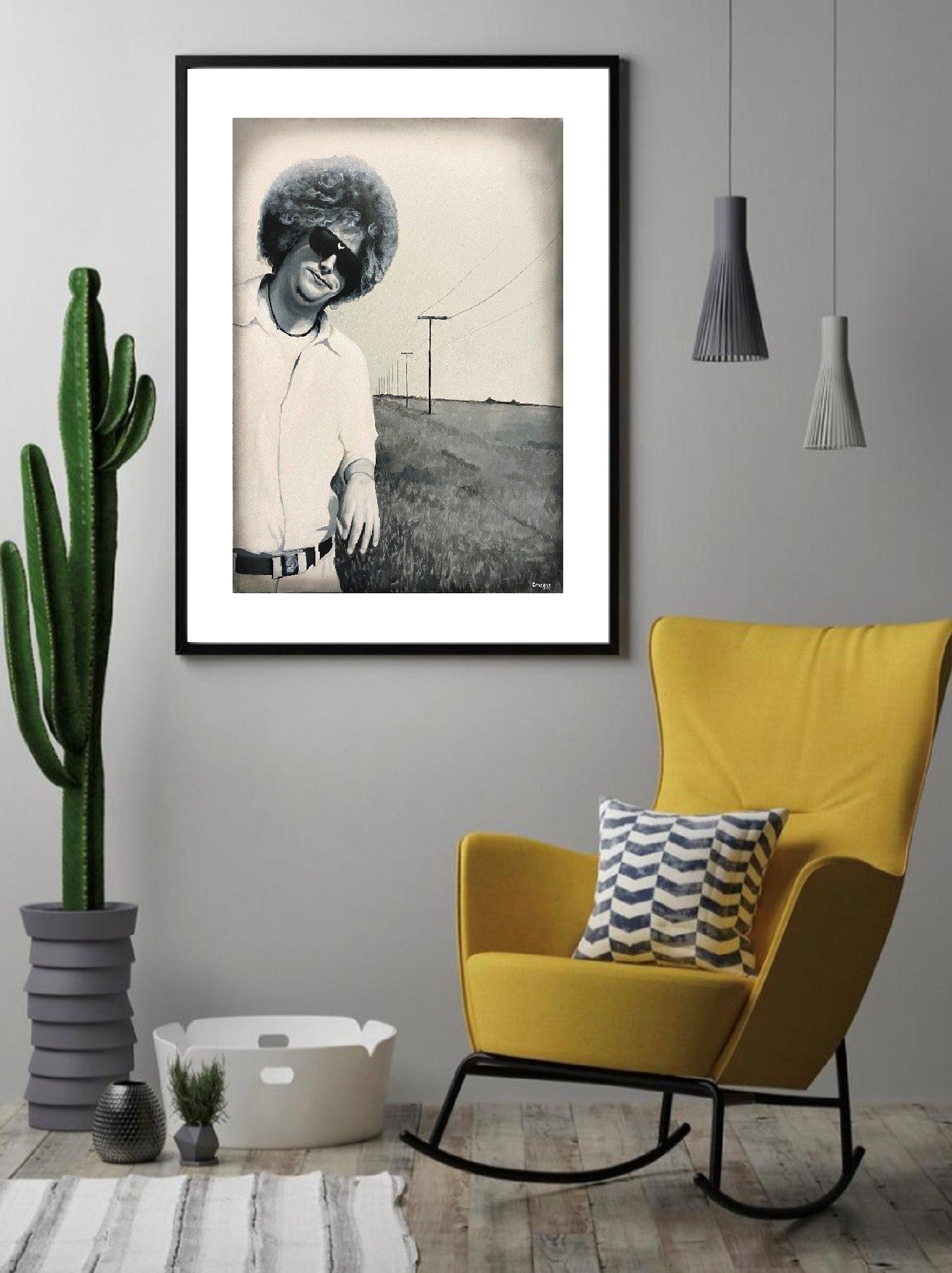 "Alligator Dave Print" 2023 – David Grizzle Art