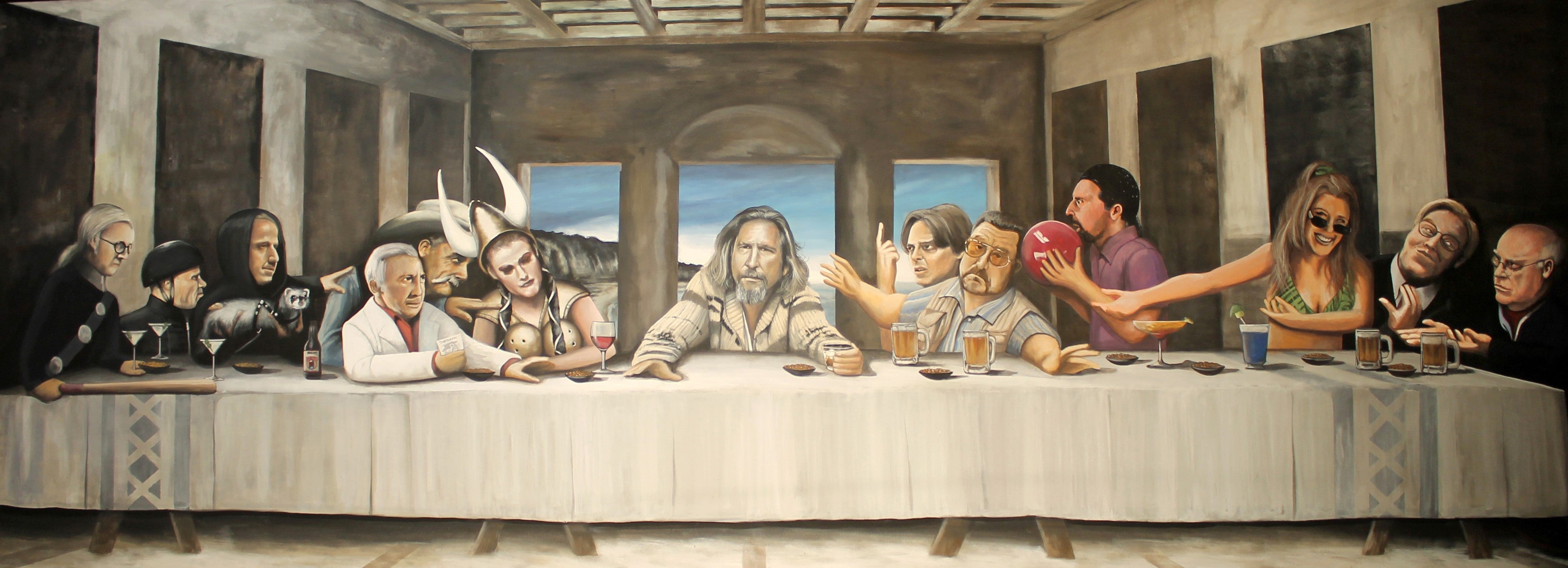 The Big Lebowski Last Supper Wallpaper